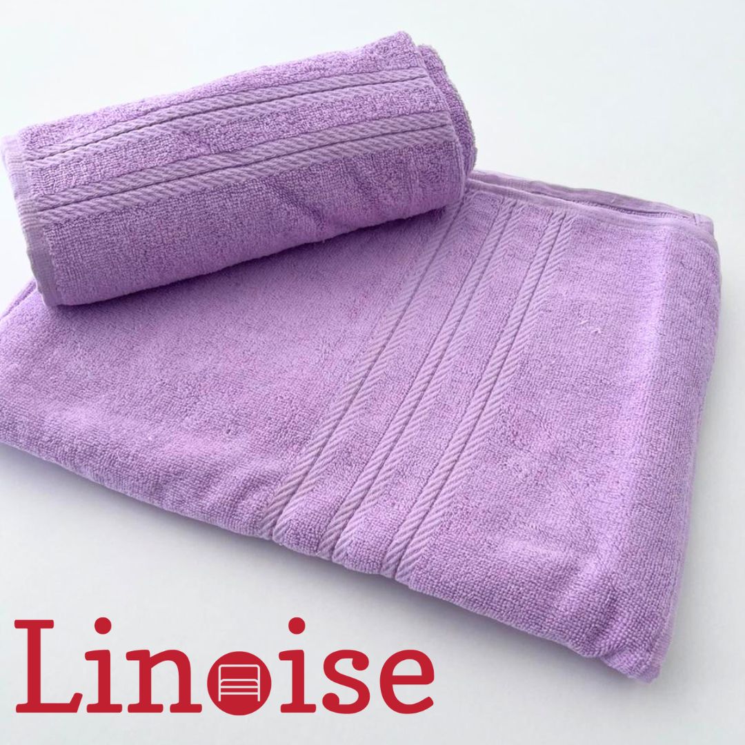 Ensemble Serviette et Drap de Bain 100% Coton 480 g/m2 - Linoise Ensemble Serviette et Drap de Bain 100% Coton 480 g/m2 - Linoise